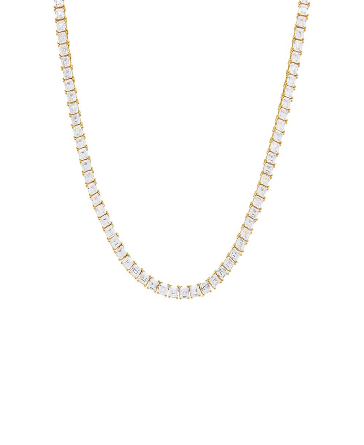 Click here for By Adina Eden Cubic Zirconia Princess Cut Tennis N... prices