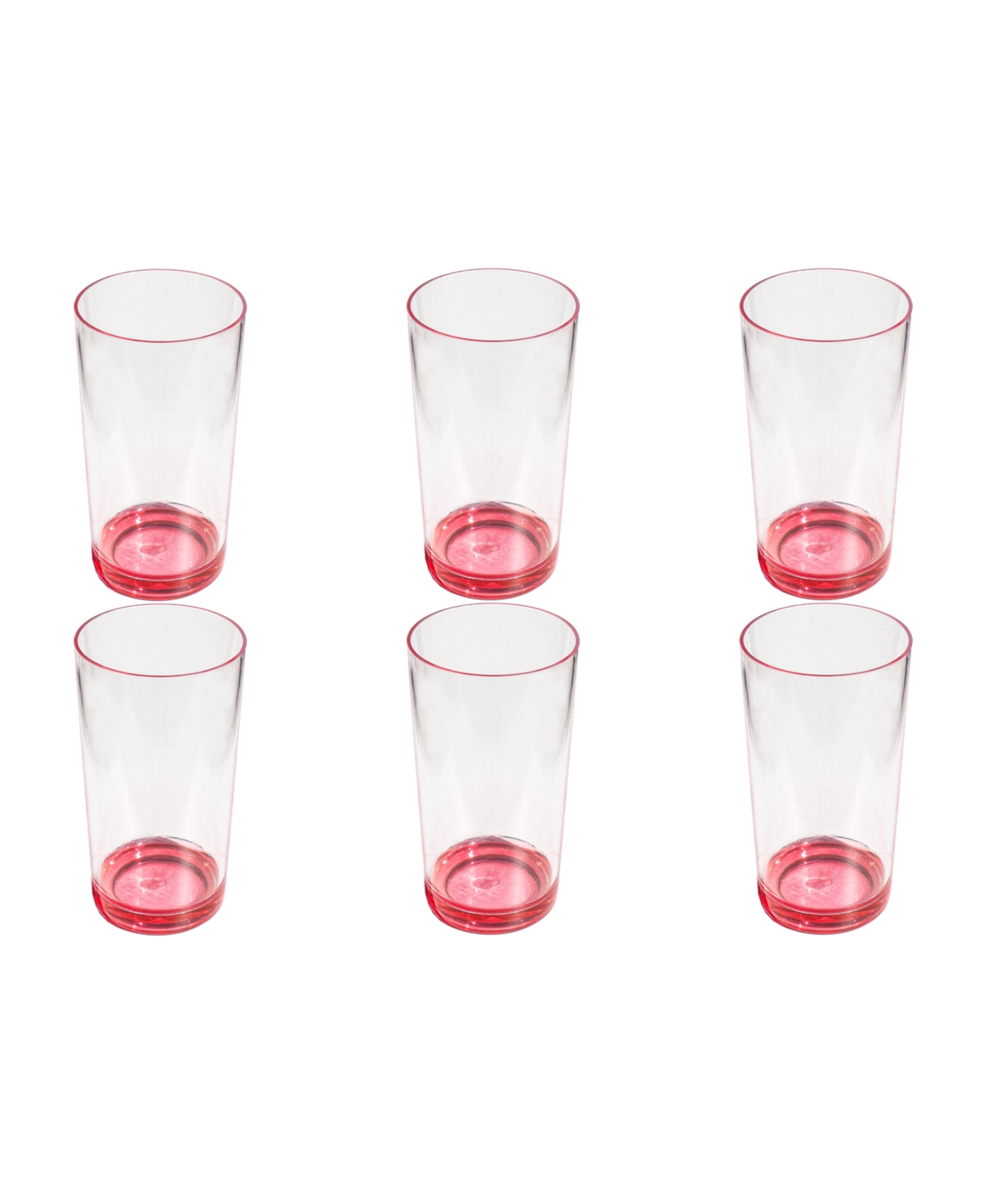 Click here for Abode Homewares Color Base Jumbo Glasses  Set of 6... prices