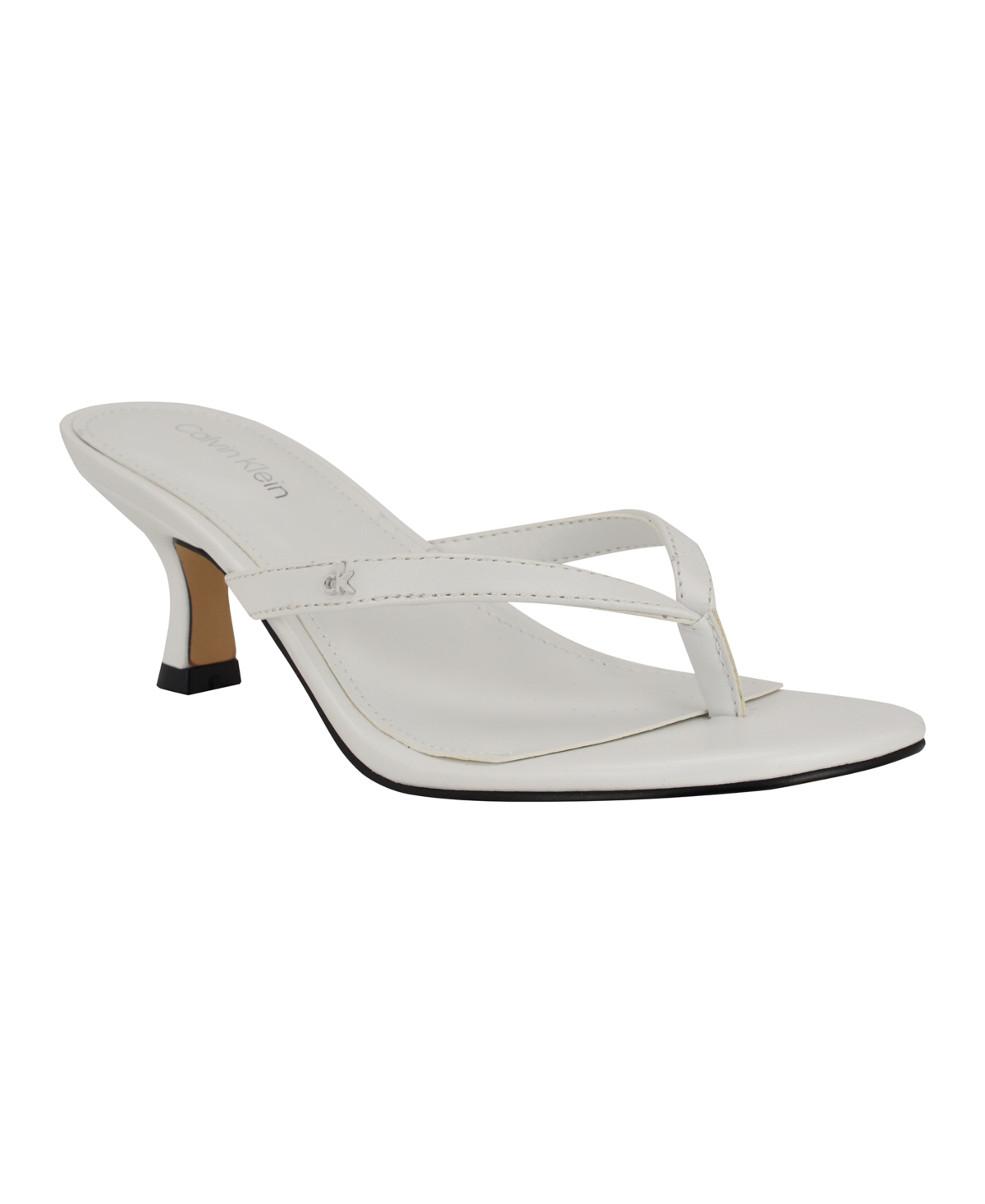 Click here for Calvin Klein Womens Opelle Tapered Kitten Heel San... prices