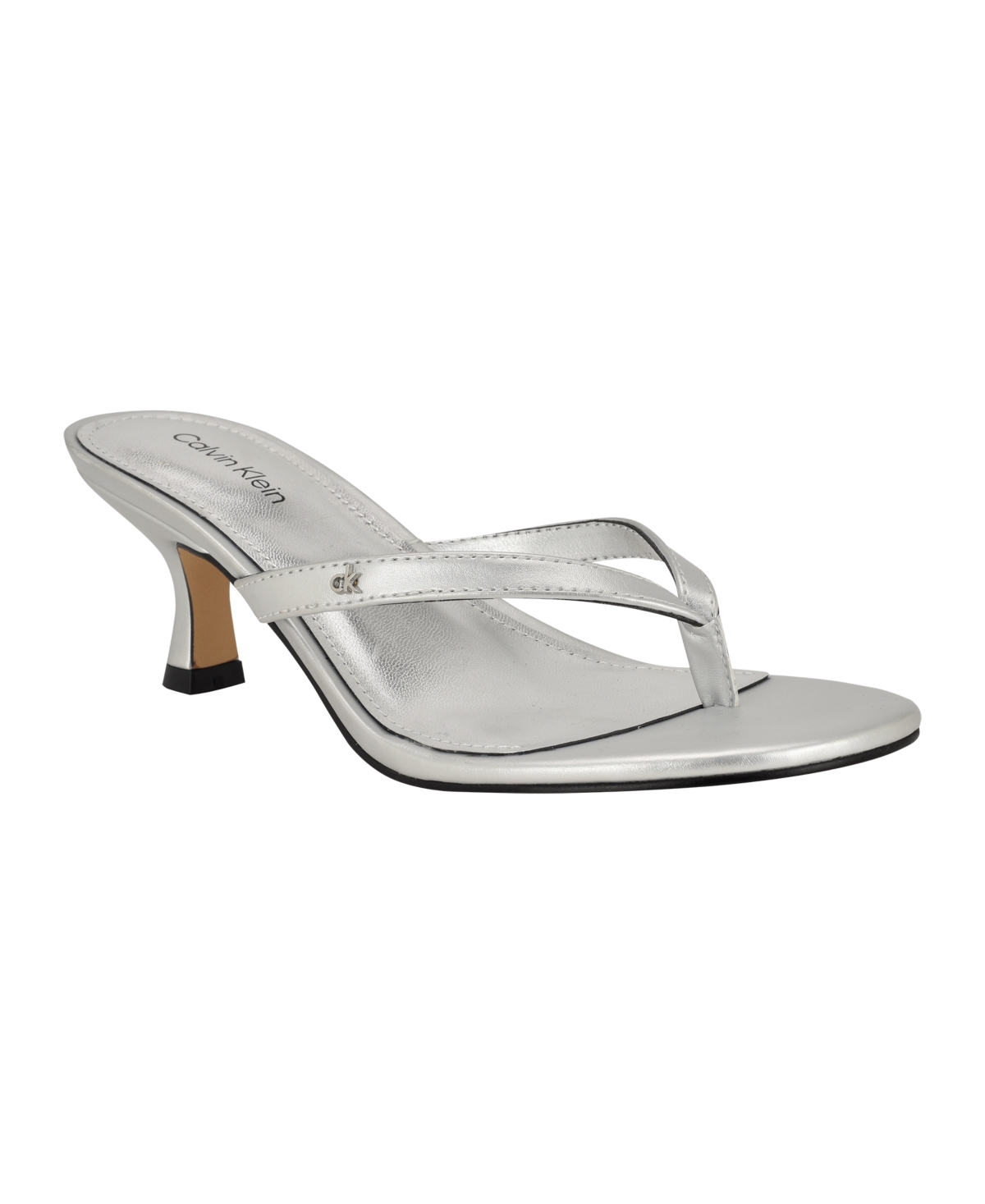 Click here for Calvin Klein Womens Opelle Tapered Kitten Heel San... prices