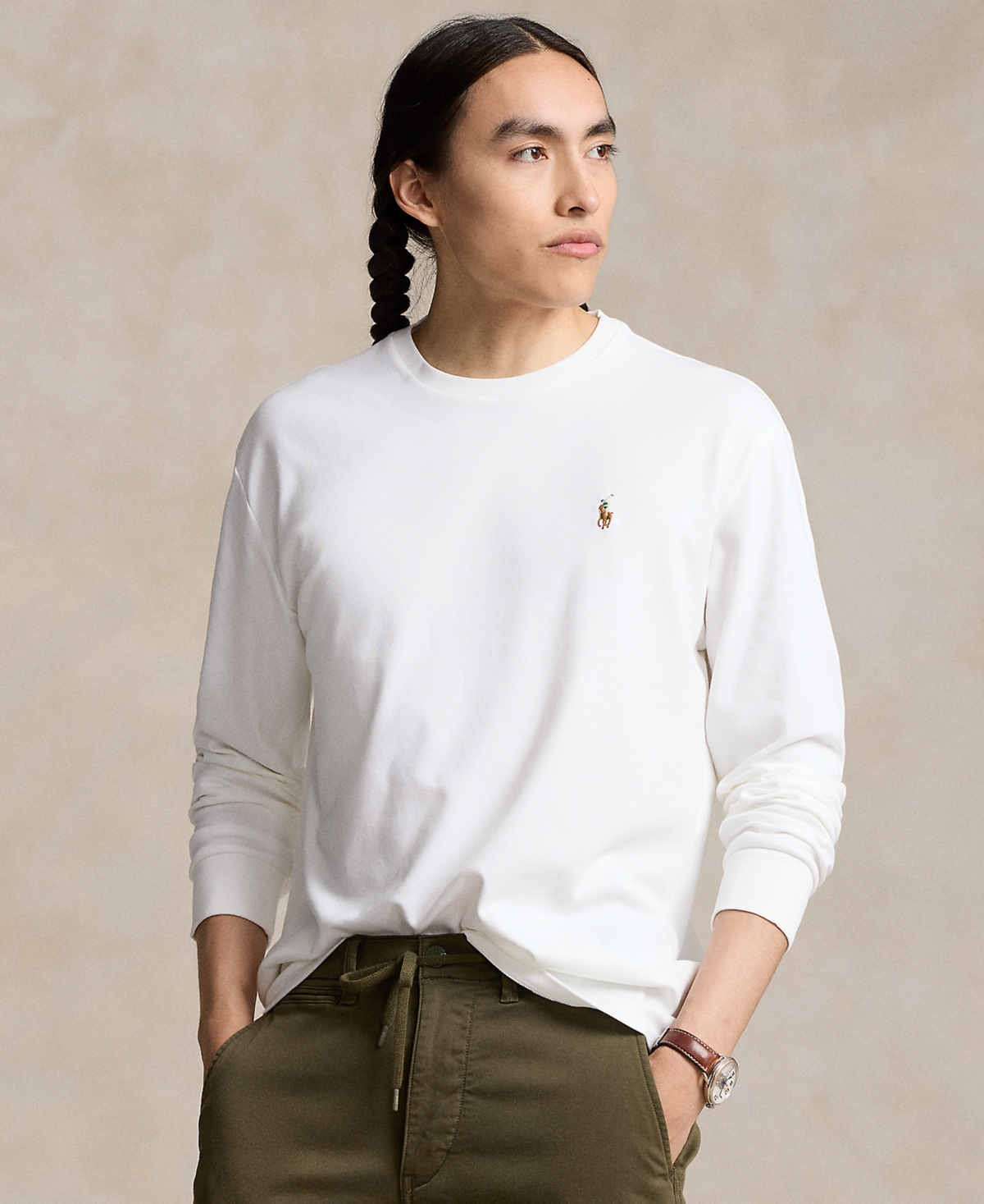 Click here for Polo Ralph Lauren Mens Custom Slim Fit Soft Cotton... prices
