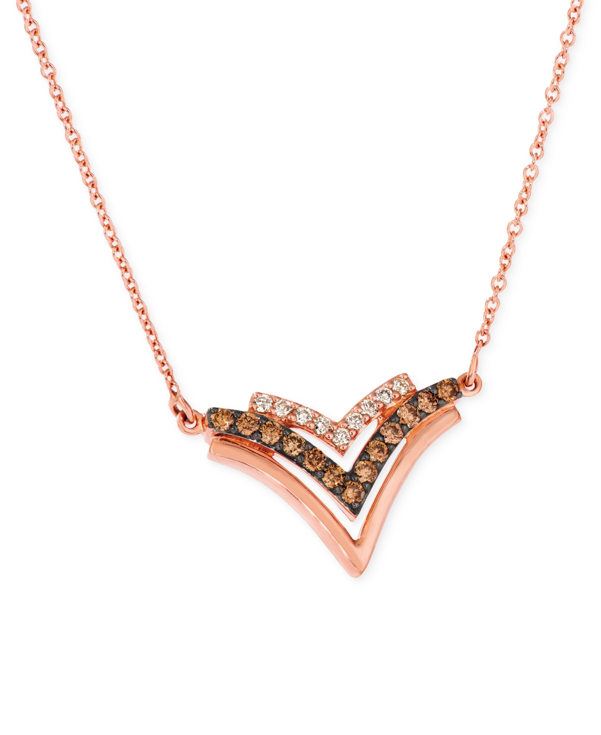 Click here for Le Vian Chocolate Diamond & Nude Diamond Triple Ch... prices