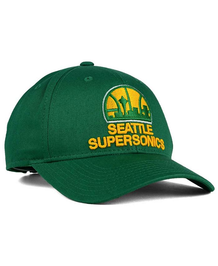 adidas Seattle SuperSonics Structured Basic Adjustable Cap - Macy's