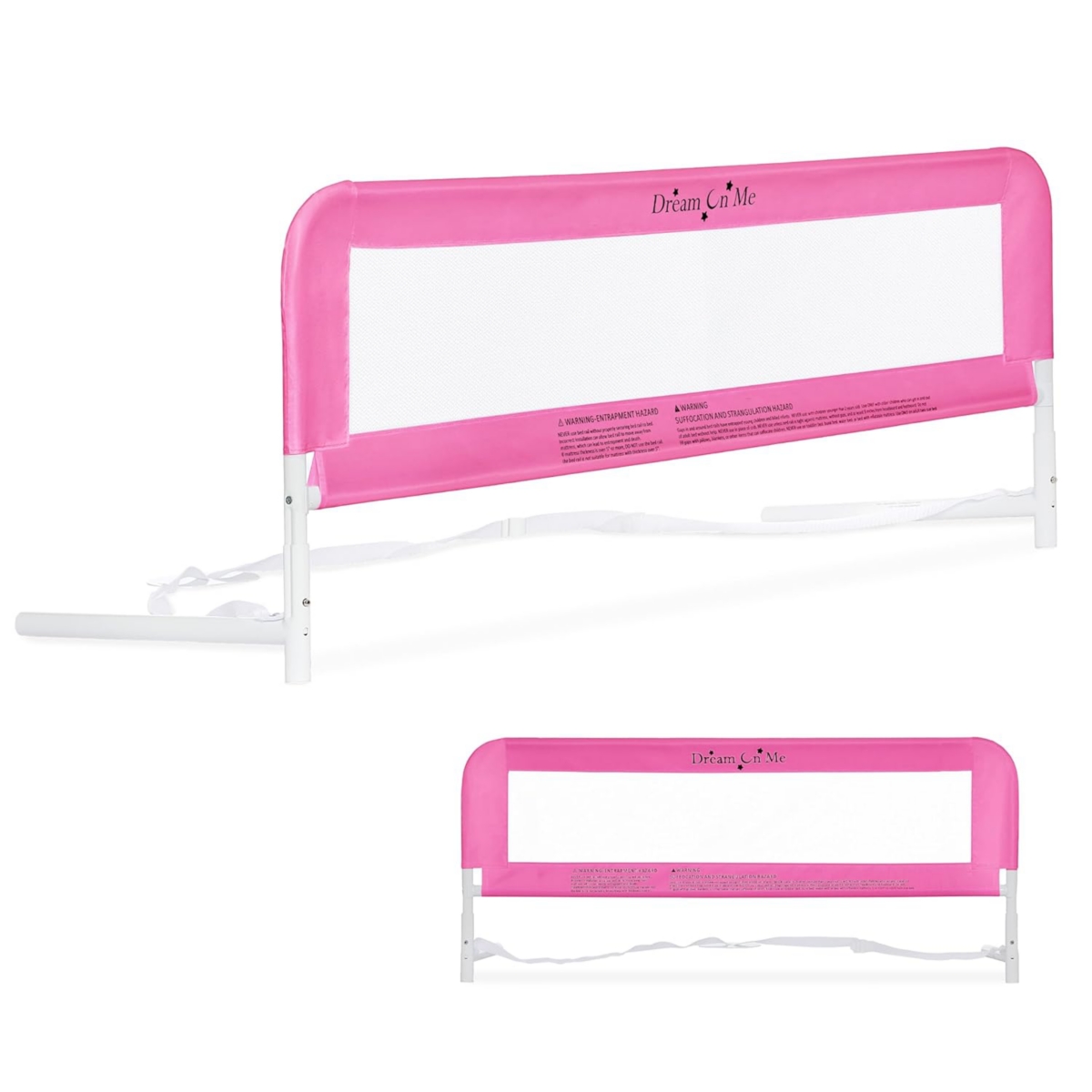 Click here for Dream On Me Adjustable Bed Rail  Pink - Pink prices