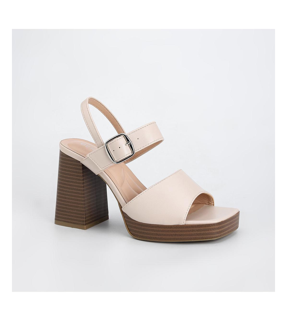 Cobi Platform Sandals - Beige