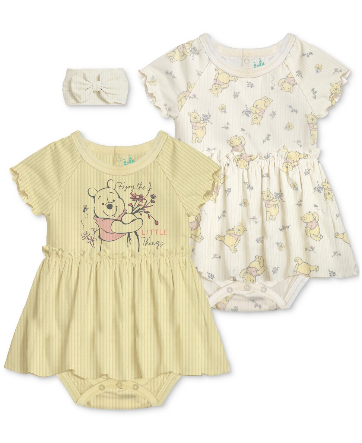 Click here for Disney Baby Girls Winnie-the-Pooh Skirted Bodysuit... prices