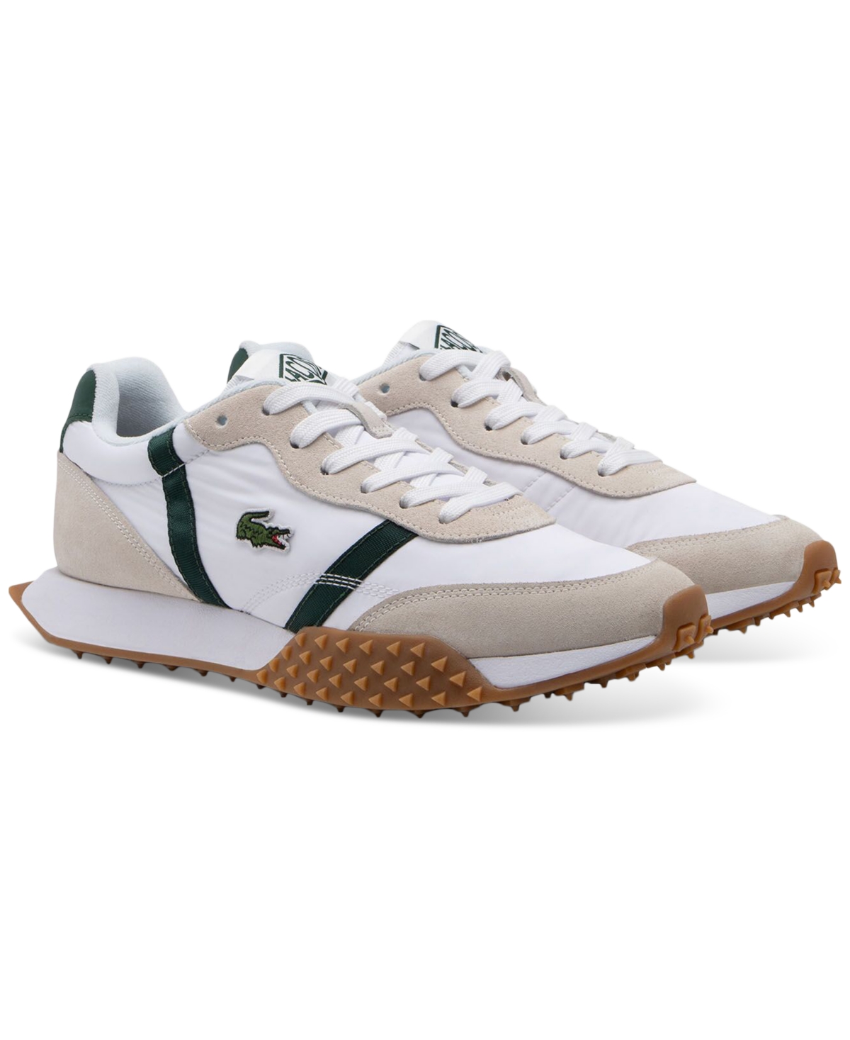 Click here for Lacoste Mens L-Spin Evo 125 Sneaker - White/Dark G... prices