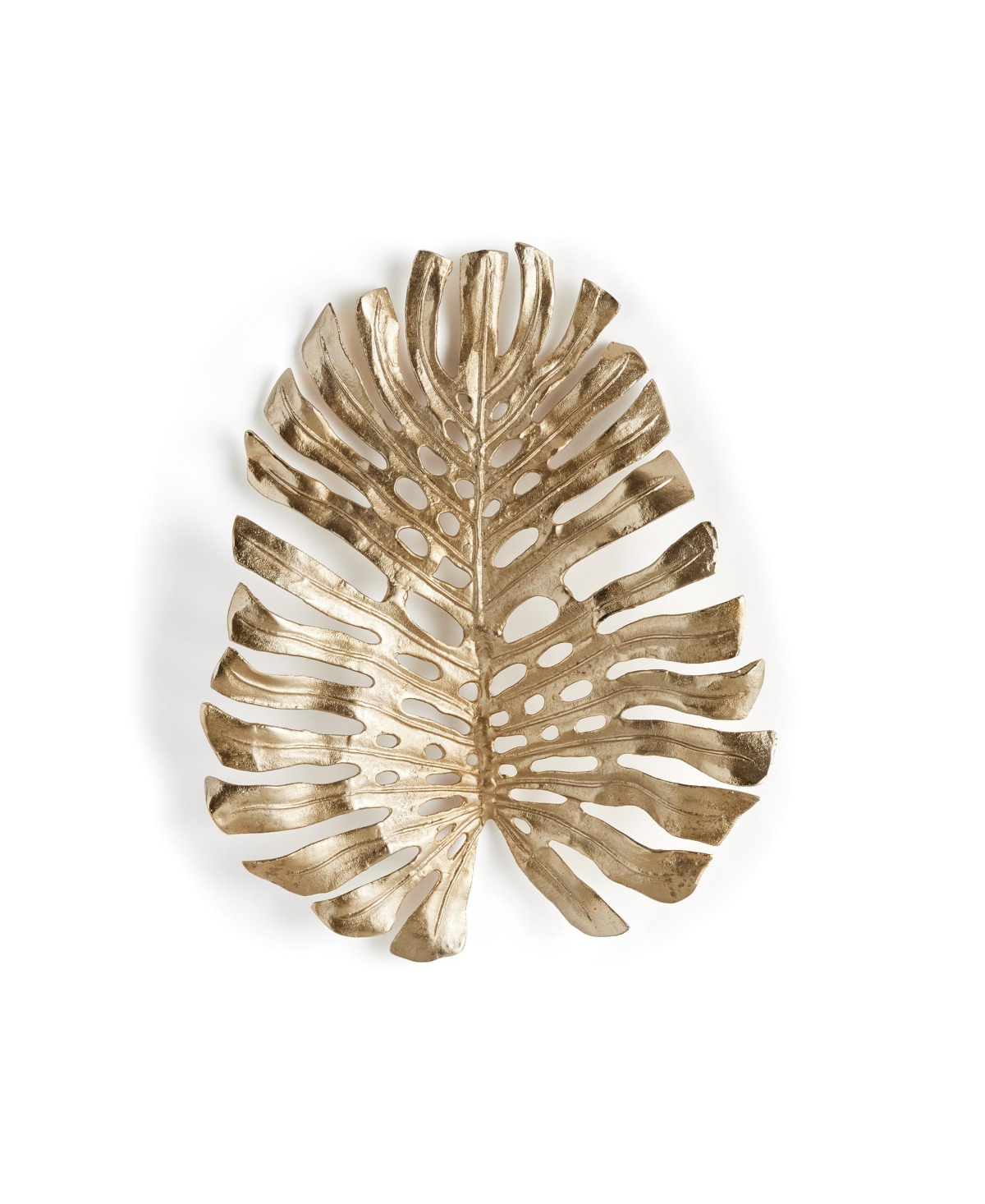Click here for 23.5H x 4D x 19W Monstera in Gold Wall Sculpture S... prices