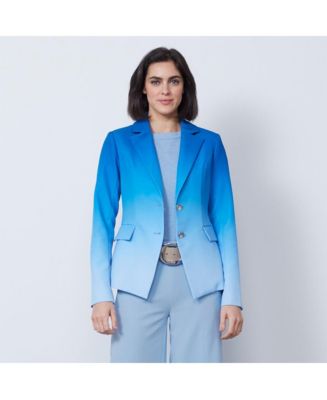 Carlisle Women's Blue Ombre Jacket Bazaar - Macy's