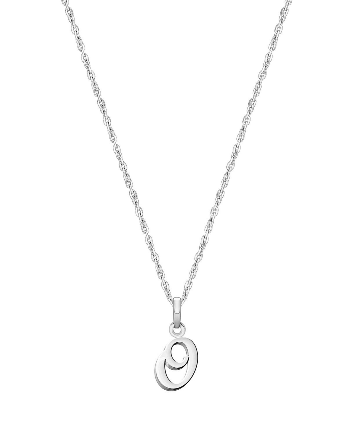 Tiny Blessings Girls Sterling Silver Initial 13-14 Necklace - Children