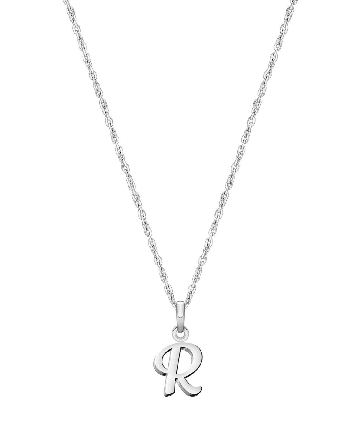 Tiny Blessings Girls Sterling Silver Initial 13-14 Necklace - Children