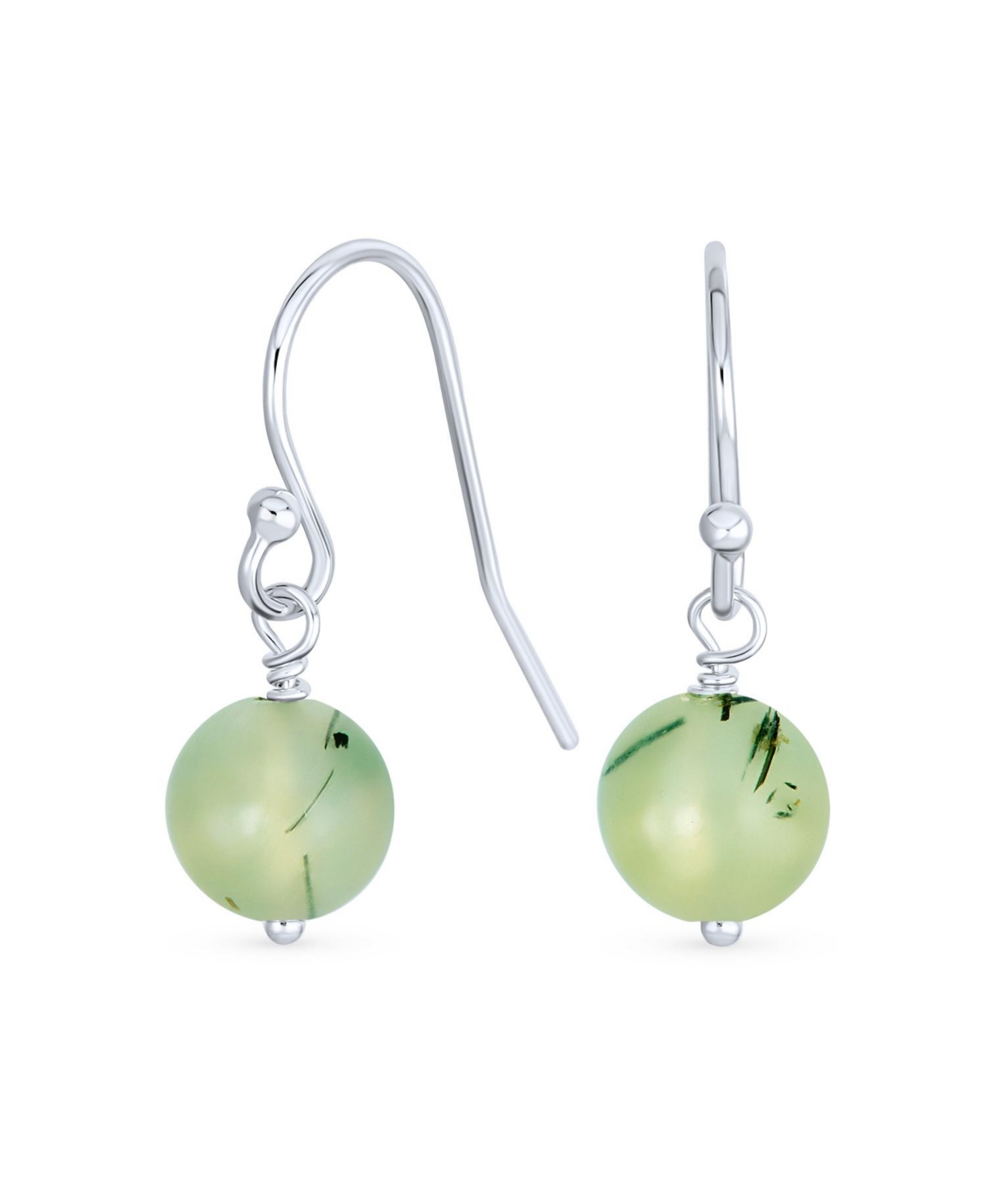 Click here for Bling Jewelry Basic Round 8MM Bead Drop Earrings w... prices