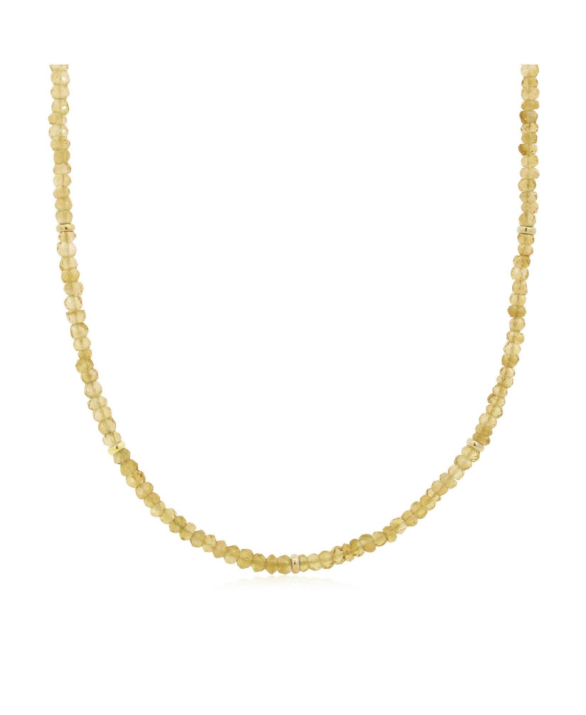 Click here for The Lovery Citrine Bead Necklace 14K Gold - Citrin... prices