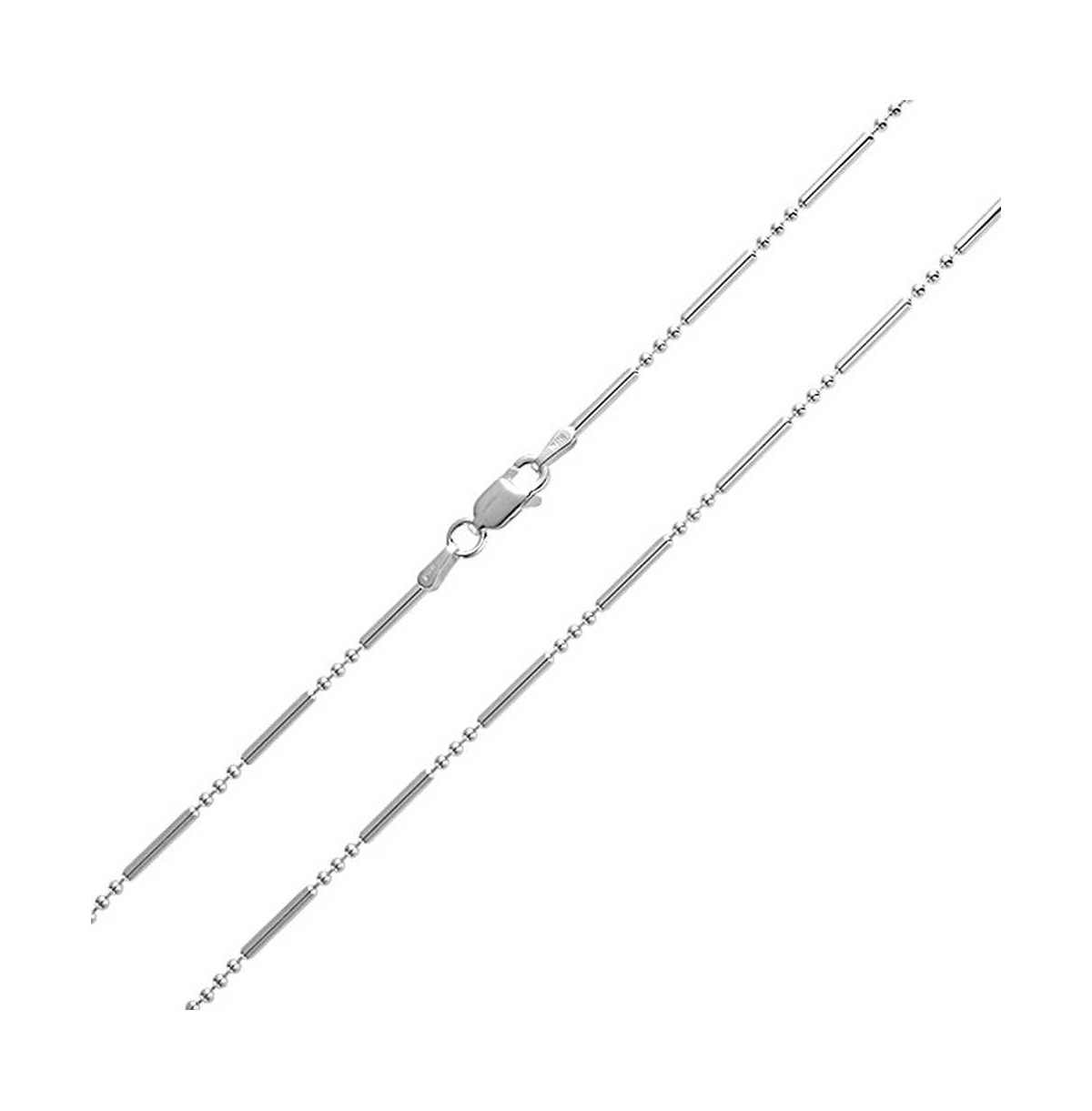 Click here for Bling Jewelry Bead Bar Ball 1.5MM Sterling Silver... prices