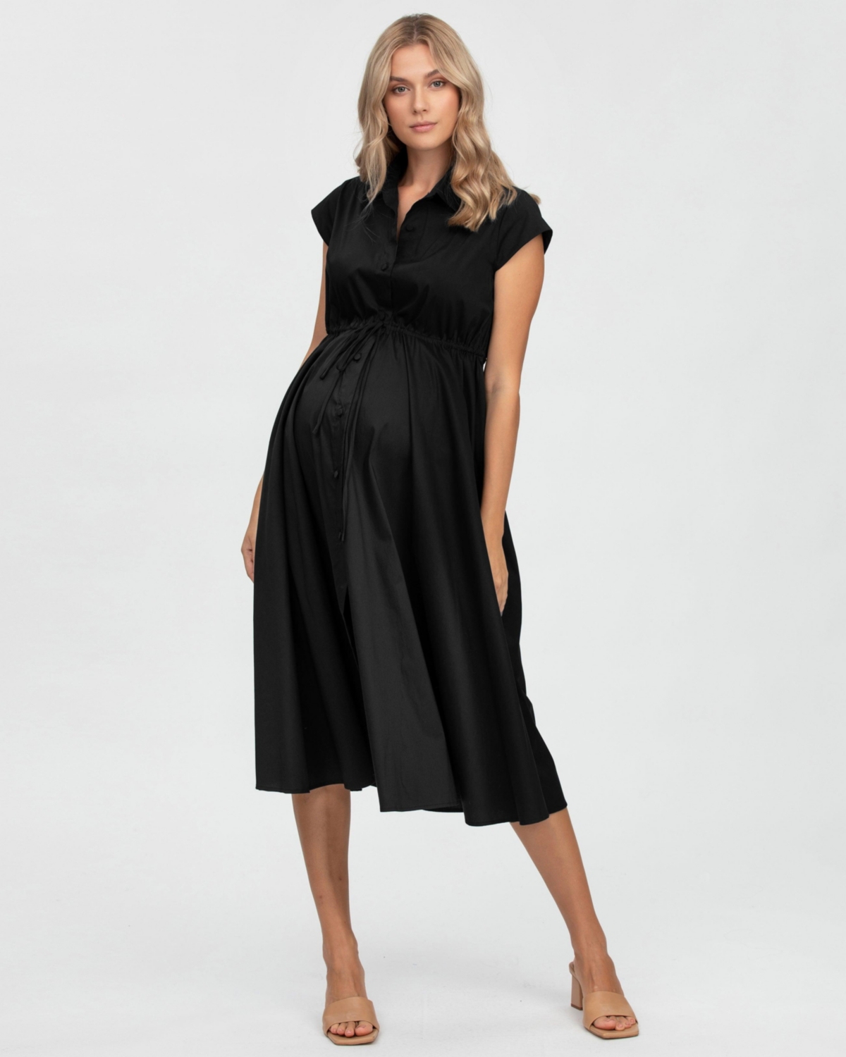 Click here for Maternity soft Cotten adjustable drawstring celest... prices