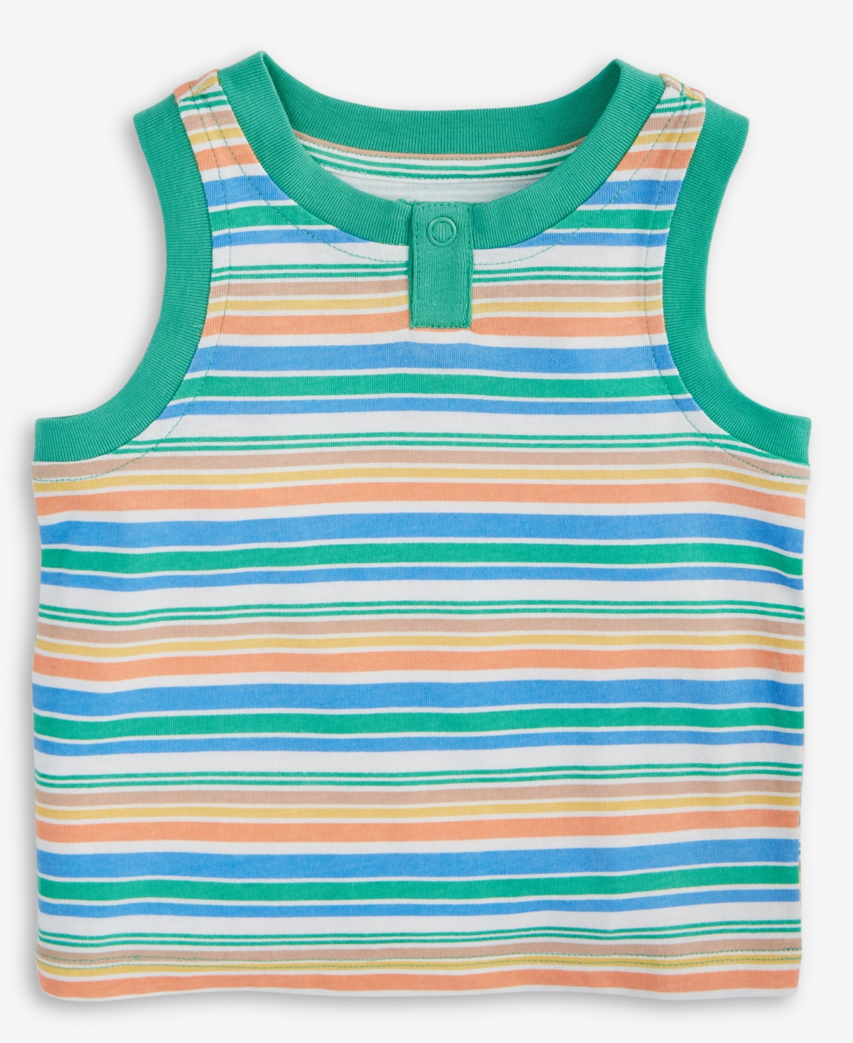 Click here for Baby Boys Striped Henley Tank Top  Exclusively at... prices