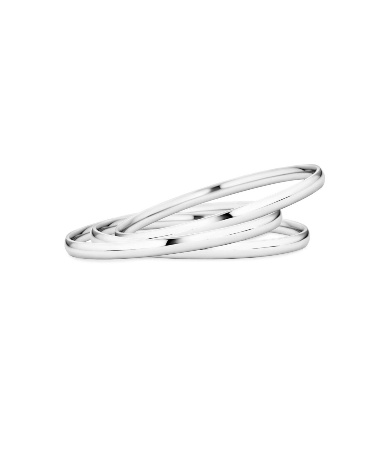 Click here for Bling Jewelry Set of 3 Stackable Round Dome Bangle... prices