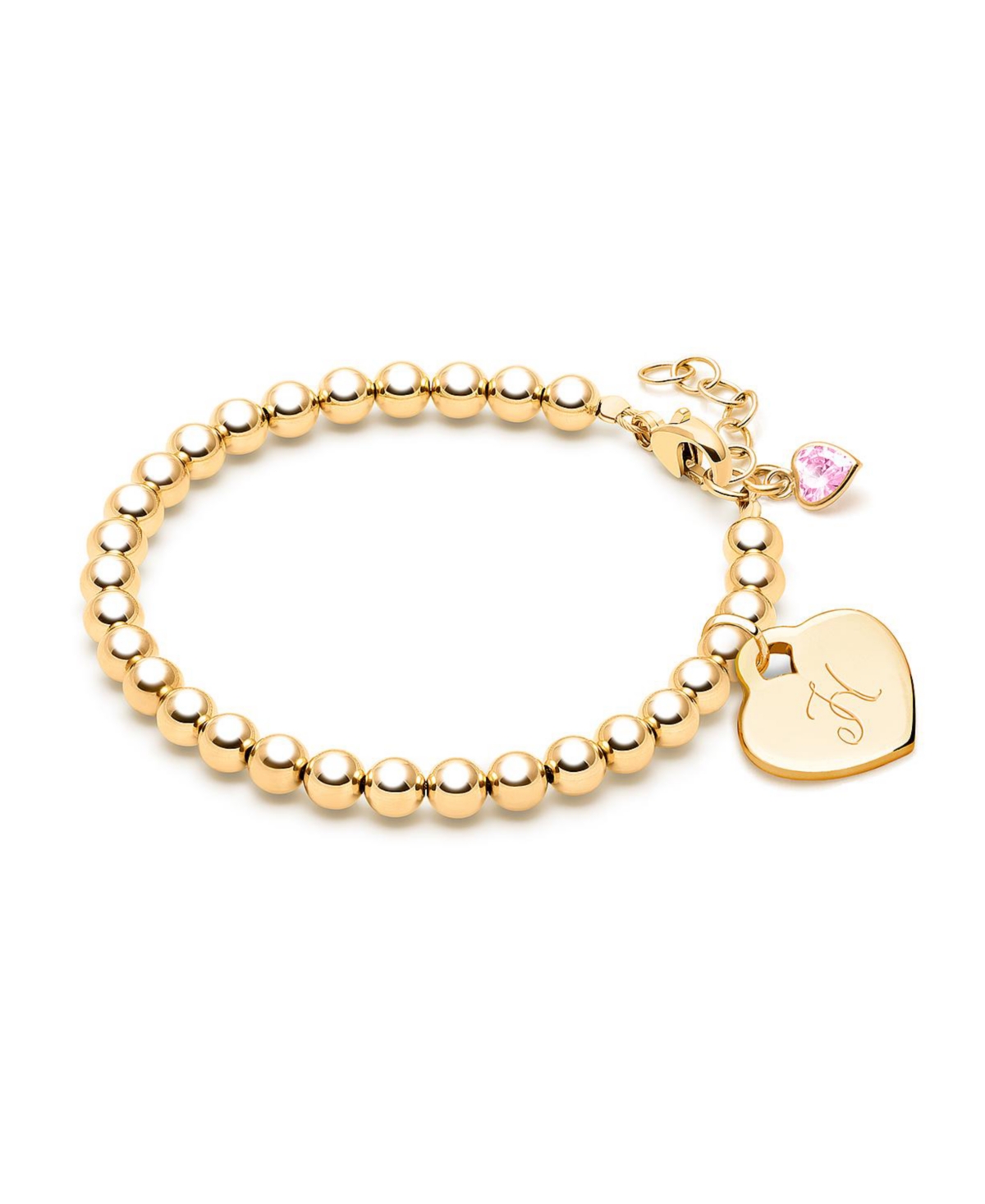 Click here for Tiny Blessings Childrens 14K Gold 4mm Beads & Engr... prices