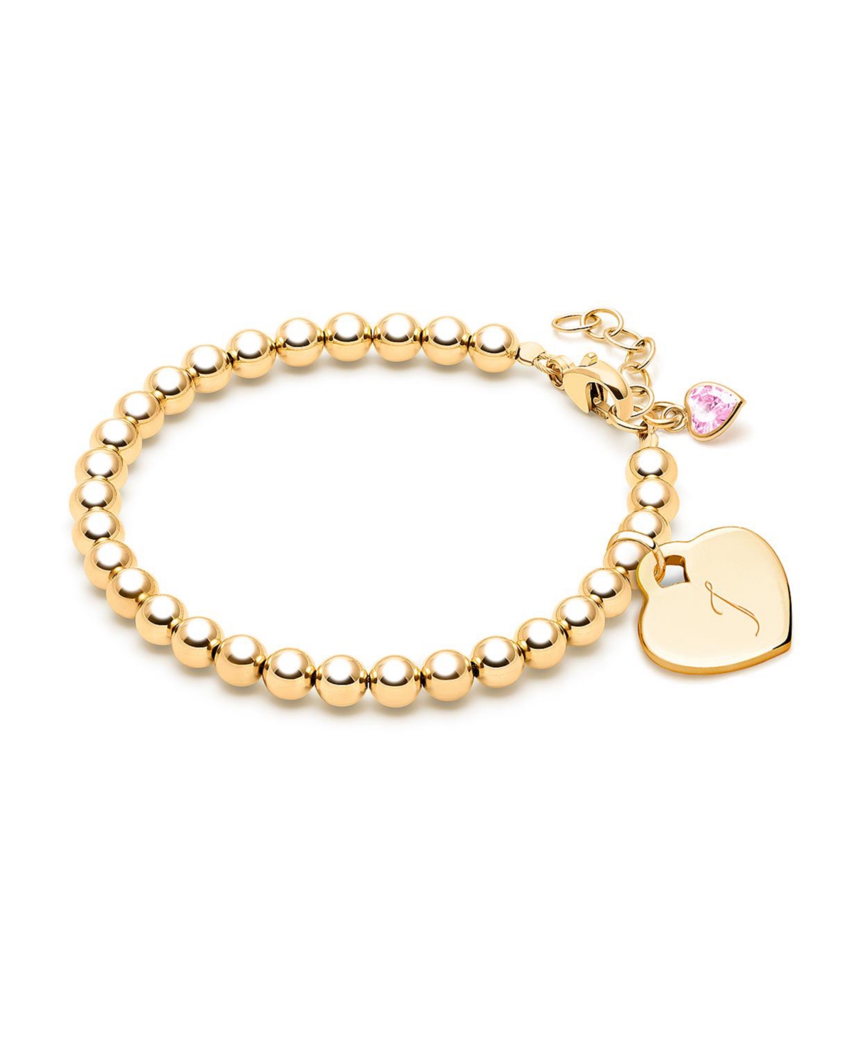 Click here for Tiny Blessings Childrens 14K Gold 4mm Beads & Engr... prices