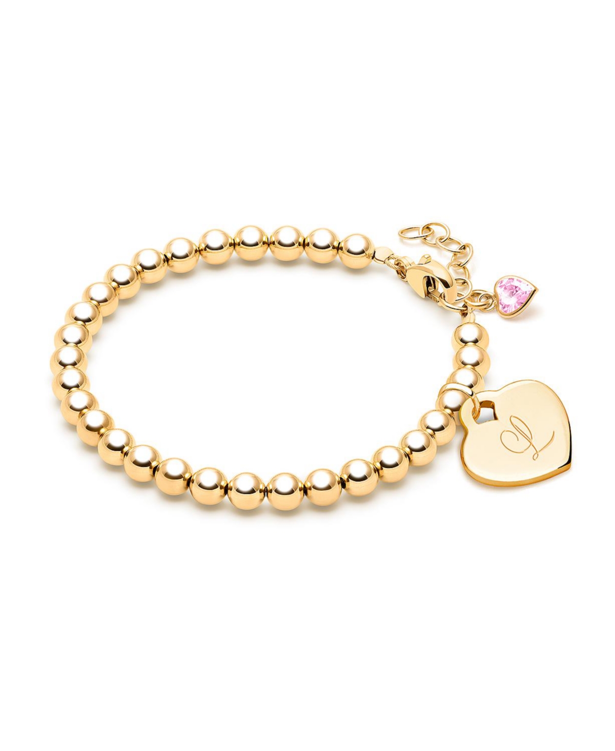 Click here for Tiny Blessings Childrens 14K Gold 4mm Beads & Engr... prices