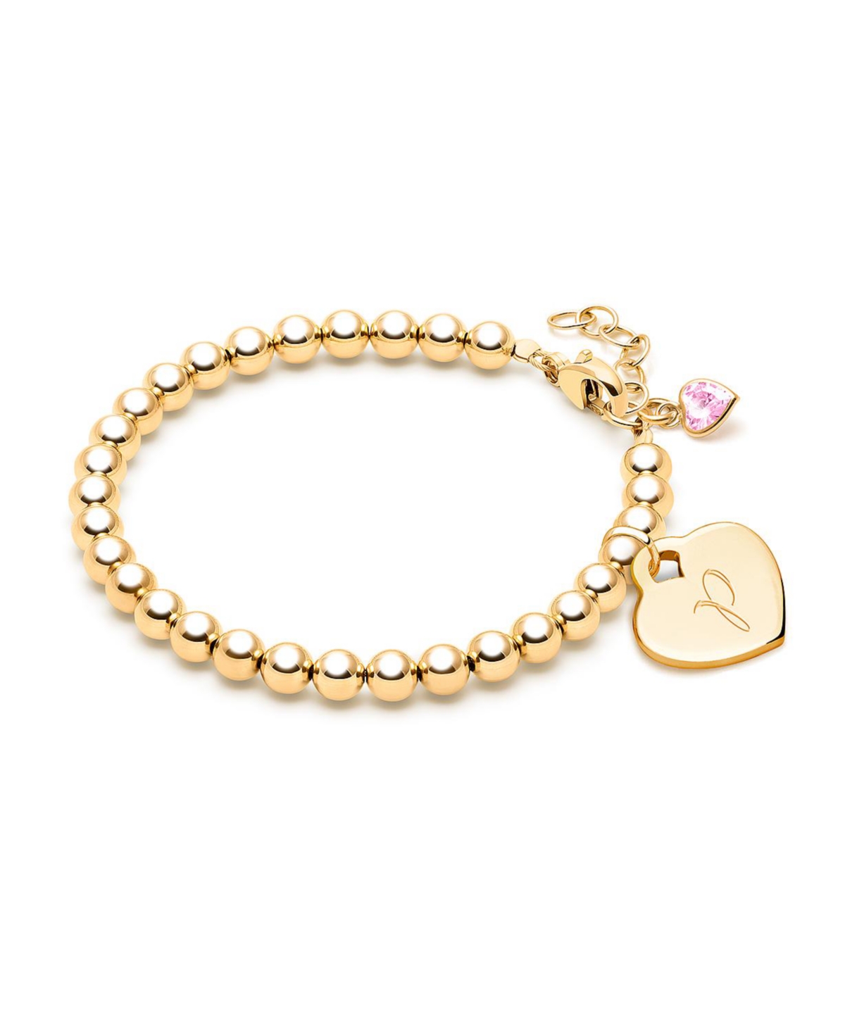 Click here for Tiny Blessings Childrens 14K Gold 4mm Beads & Engr... prices
