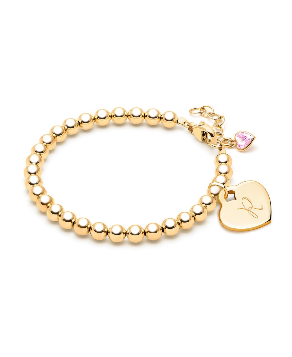 Click here for Tiny Blessings Childrens 14K Gold 4mm Beads & Engr... prices