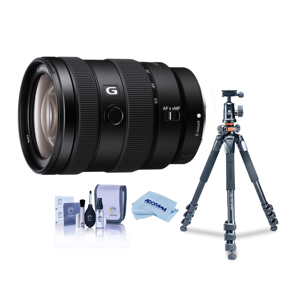 Click here for Sony E 16-55mm f/2.8 G Lens  Bundle with Takama 3-... prices