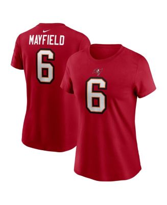 Nike Women's Baker Mayfield Red Tampa Bay Buccaneers Player Name Number ...