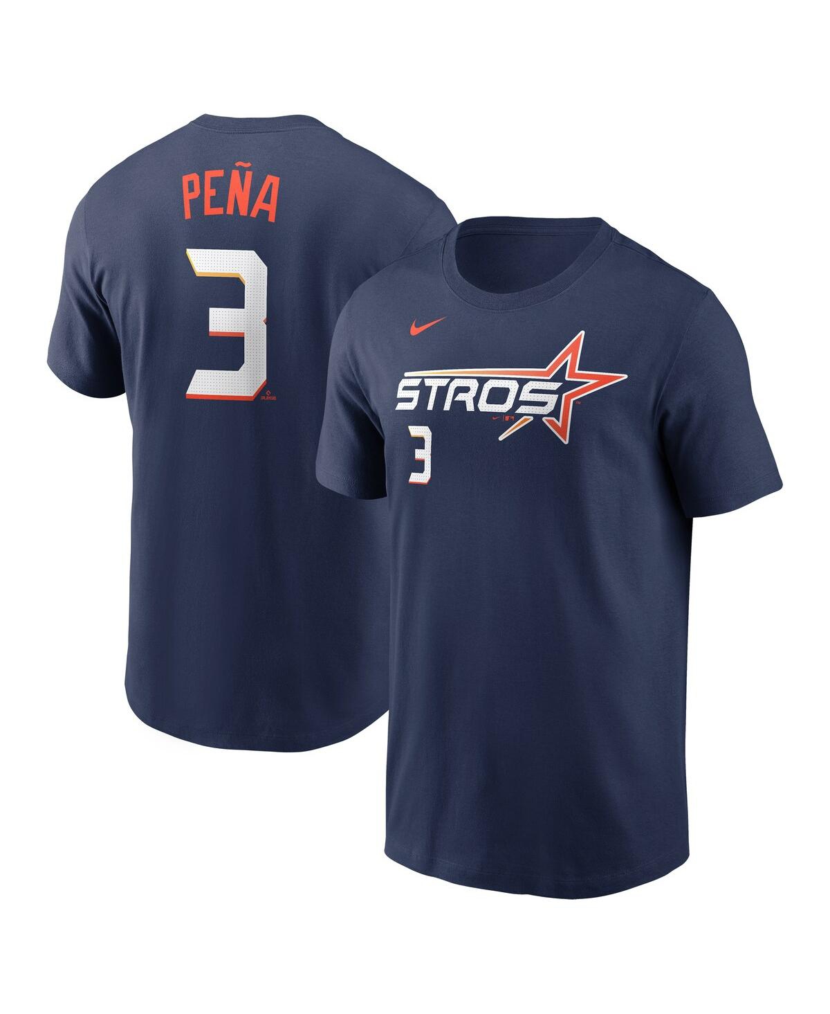 Click here for Nike Mens Jeremy Pena Navy Houston Astros 2025 Cit... prices