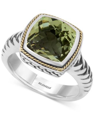 EFFY Collection BALISSIMA by EFFY® Green Quartz (4 ct. t.w.) Ring in ...