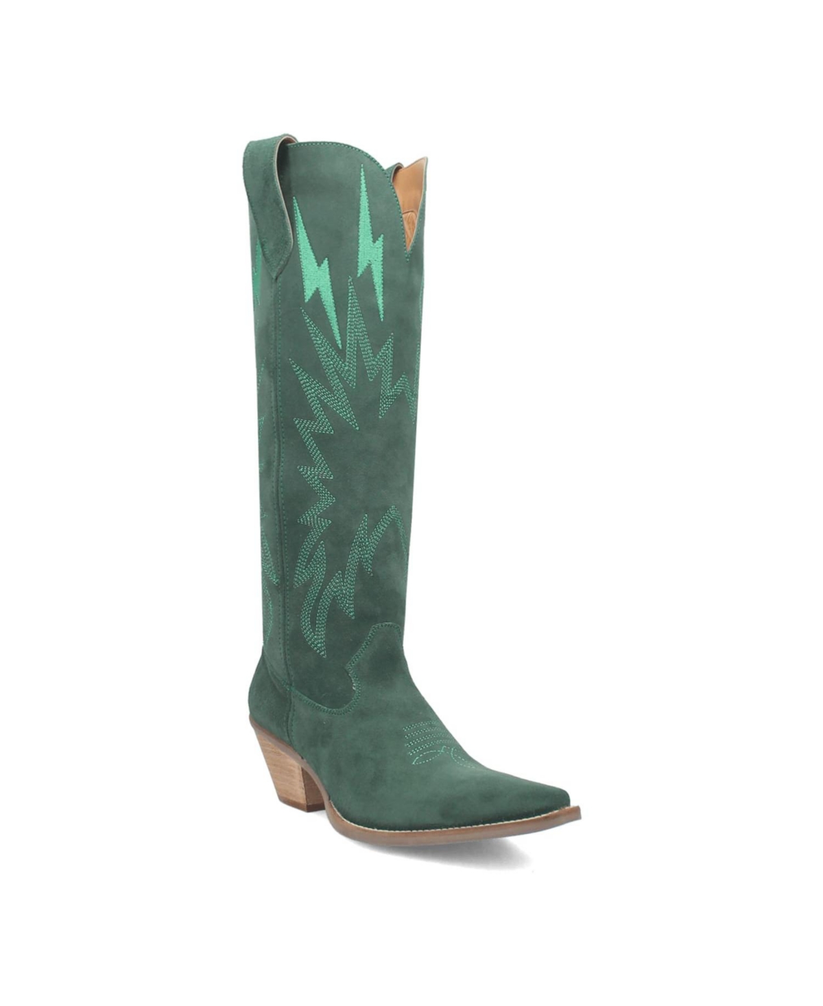 Click here for Dingo Womens Thunder Road Leather Boots - Green prices