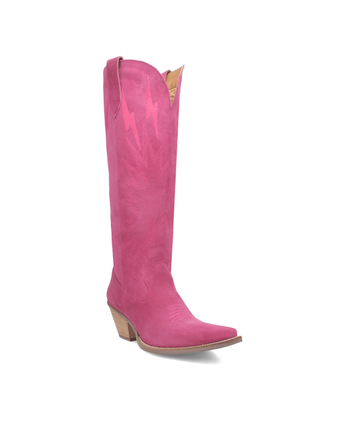 Click here for Dingo Womens Thunder Road Leather Boots - Fuchsia prices