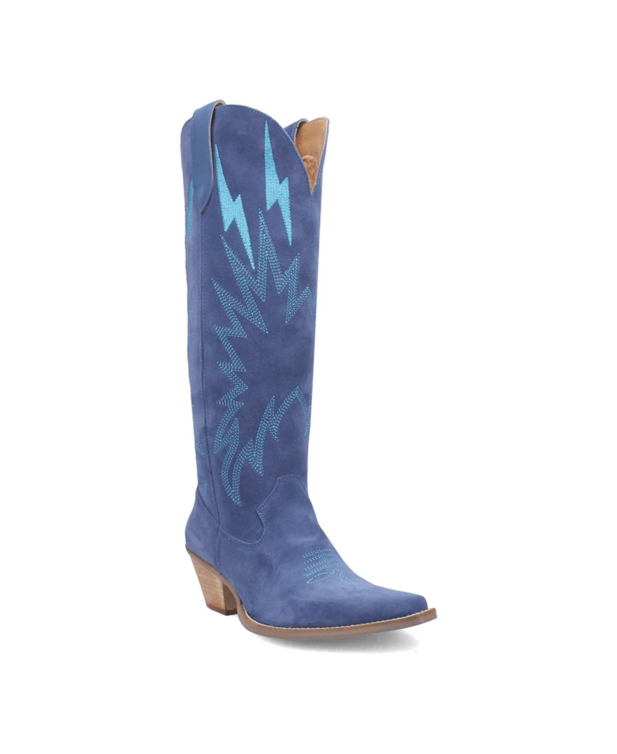 Click here for Dingo Womens Thunder Road Leather Boots - Blue prices