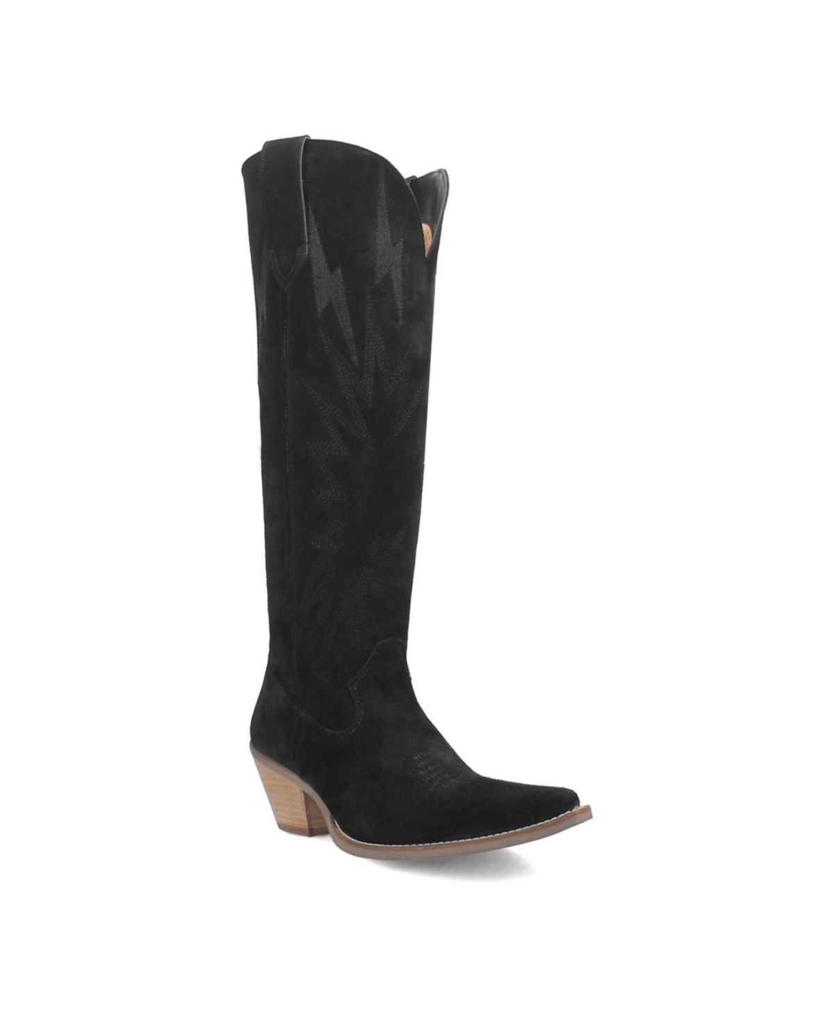 Dingo Womens Thunder Road Leather Boots - Black