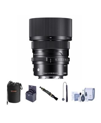 Sigma 50mm f/2.0 DG DN Contemporary Lens for Sony E Bundle with 58mm ...