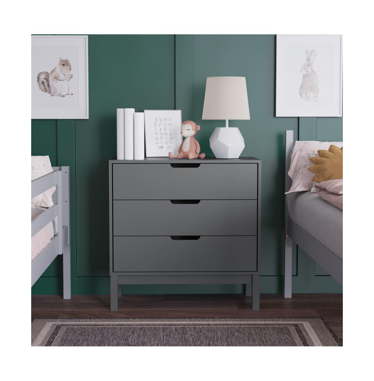Click here for Samuel Kids Triple-Drawer Dresser With Solid Wood... prices