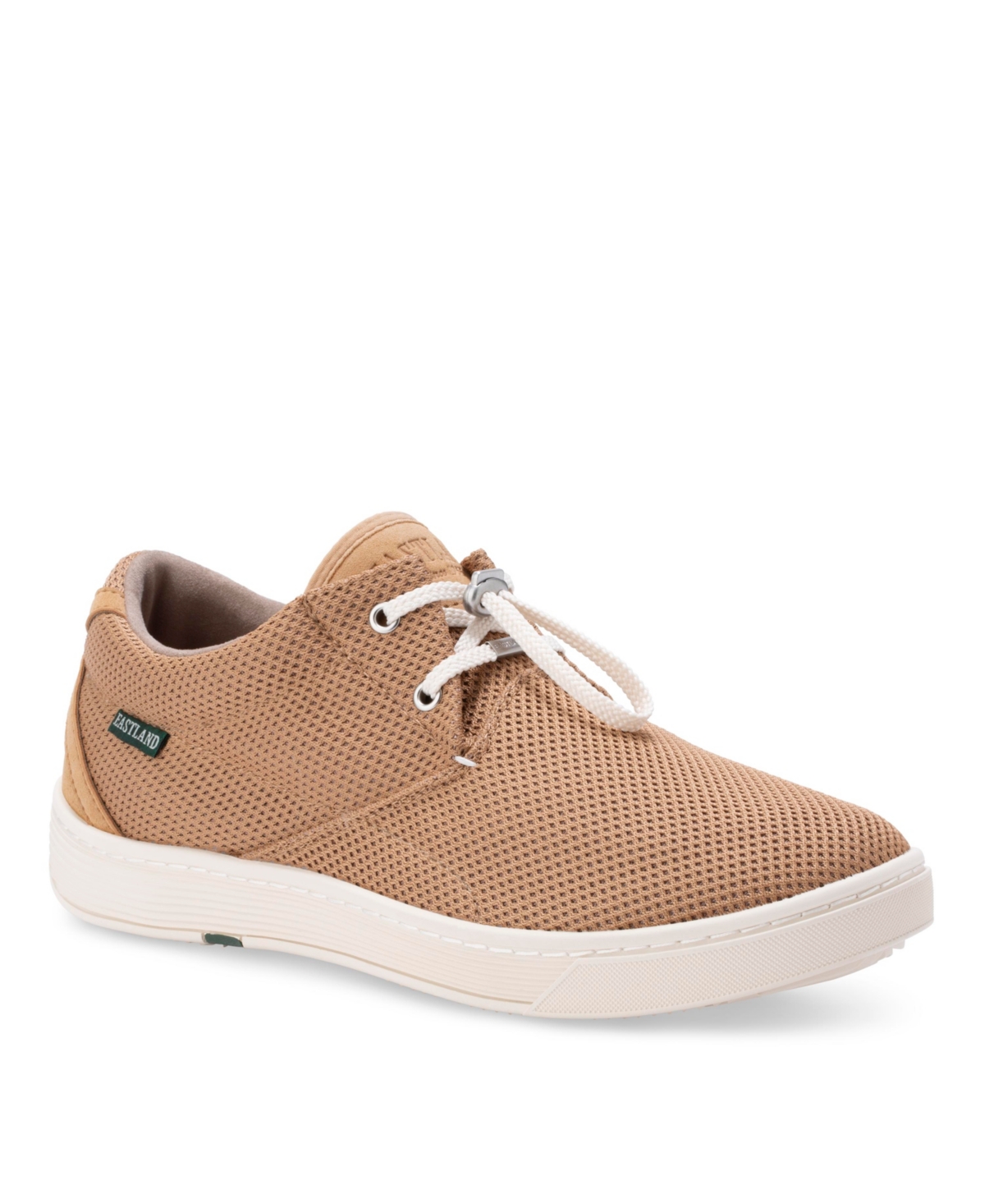 Click here for Eastland Shoe Mens Beacon Lace Up Sneakers - Tan prices