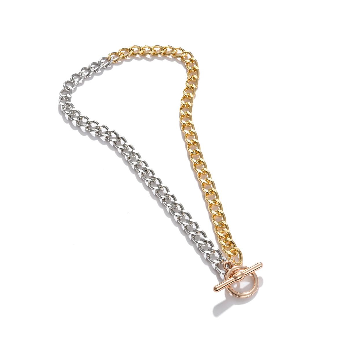 Click here for Sohi Womens Link Chain Necklace - Gold prices