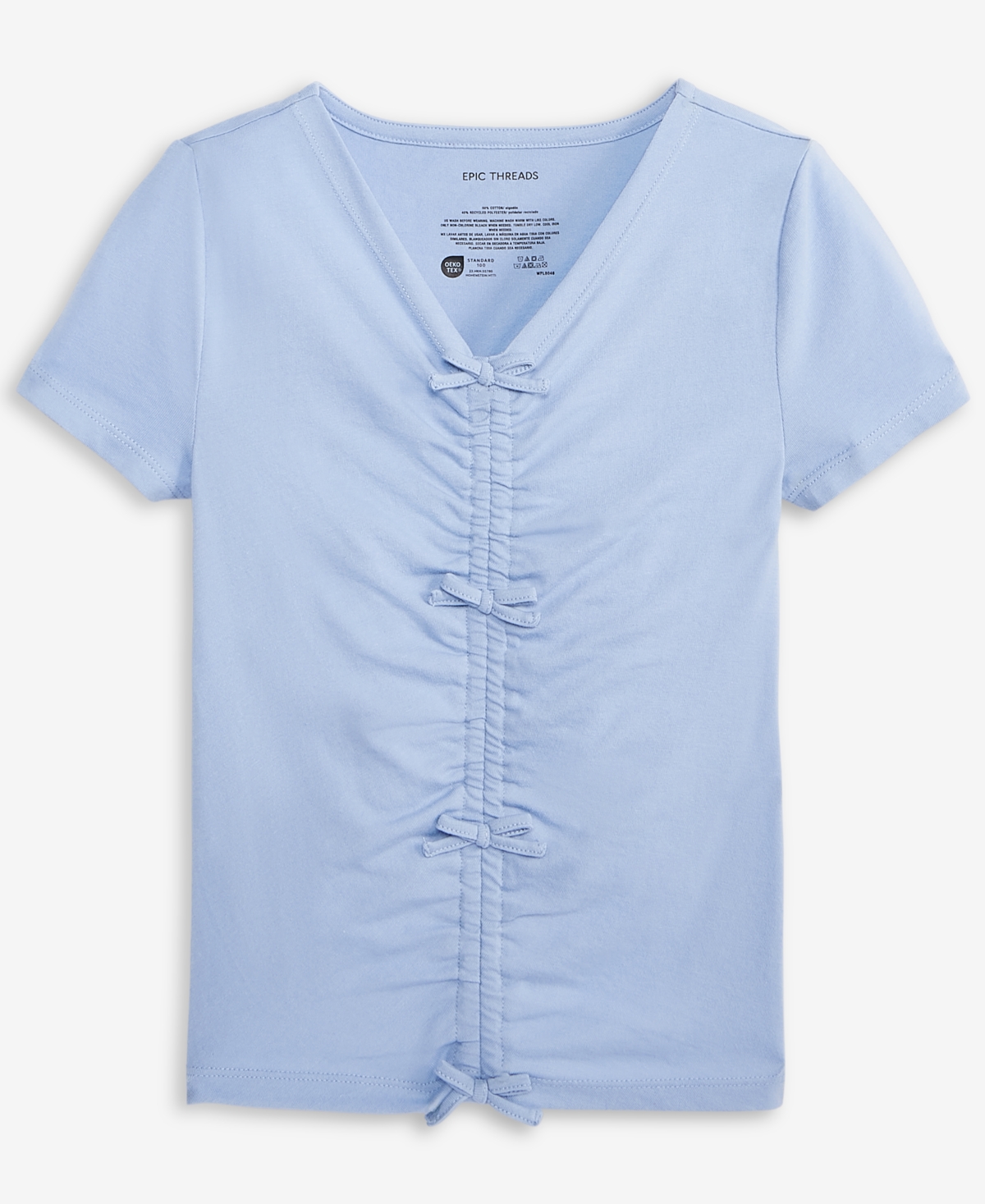 Click here for Epic Threads Little & Big Girls Solid Bow Top  Exc... prices