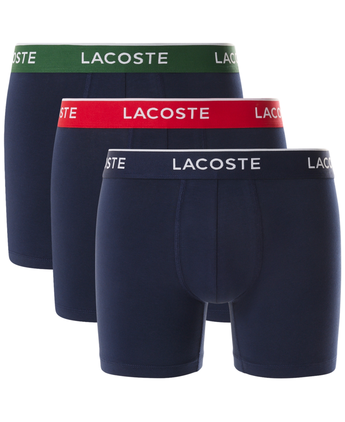 Click here for Lacoste Mens 3-Pack Regular Fit Logo Waistband Box... prices
