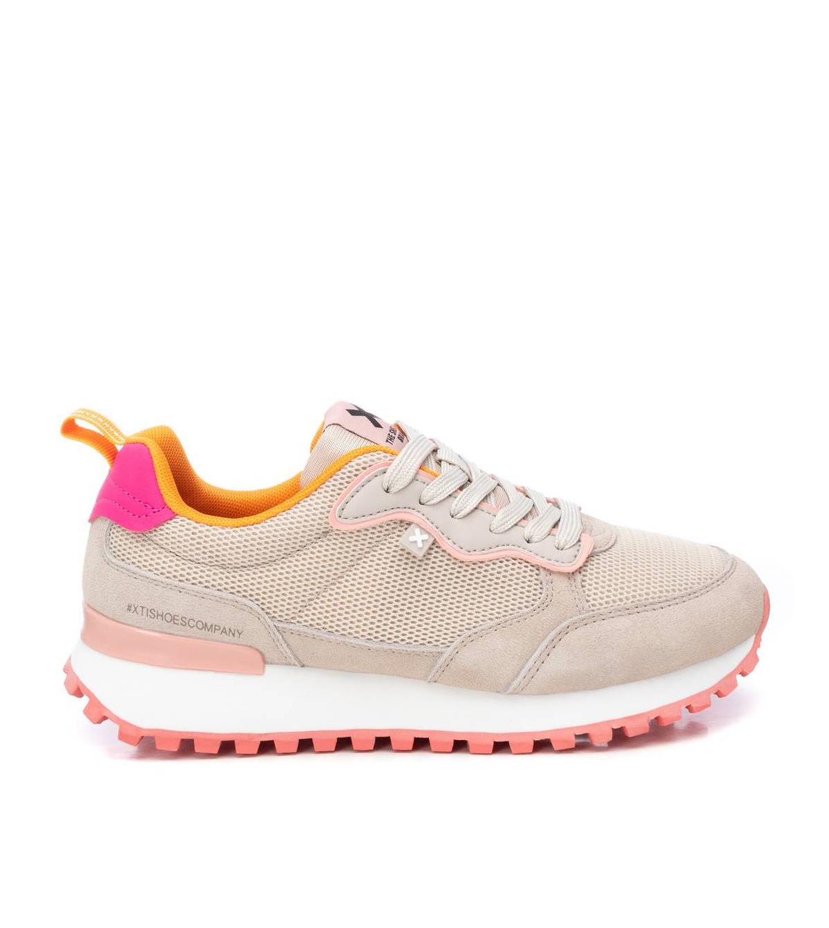 Click here for Xti Womens Casual Sneakers - Beige prices