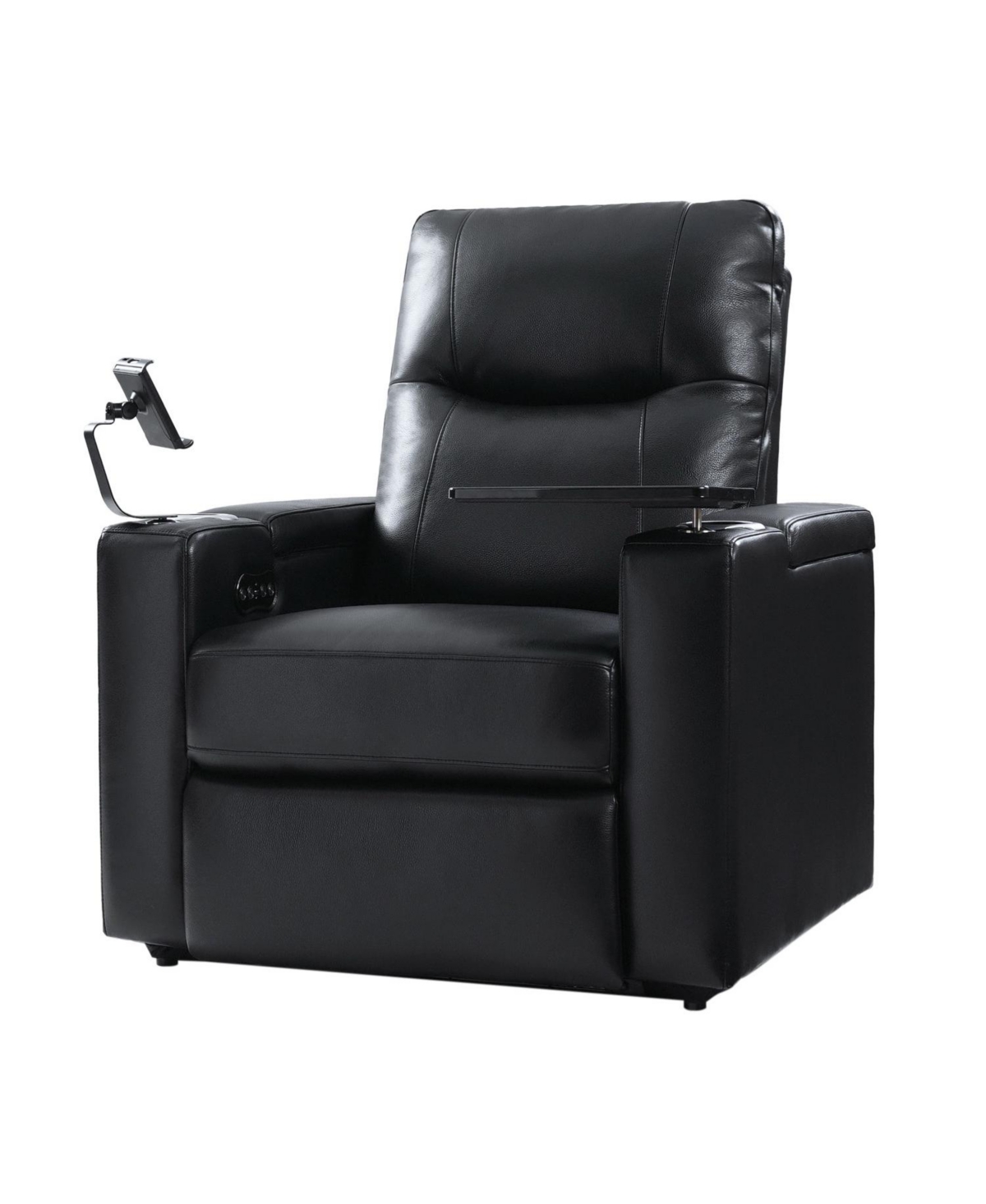 Click here for Modern Lothaire Genuine Leather Power Recliner wit... prices