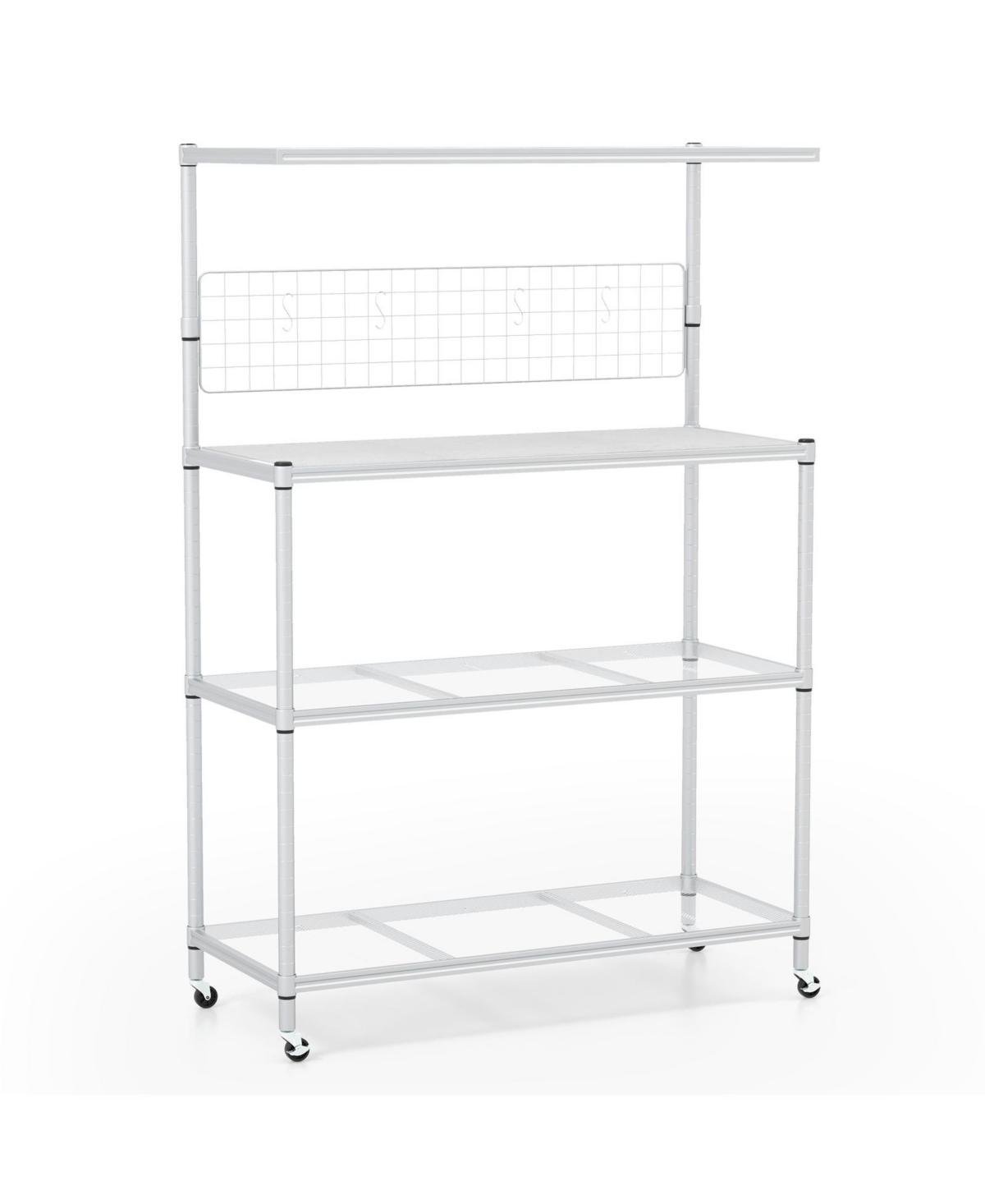 Click here for 4-Tier Bakers Rack on Wheels with Adjustable Shelv... prices