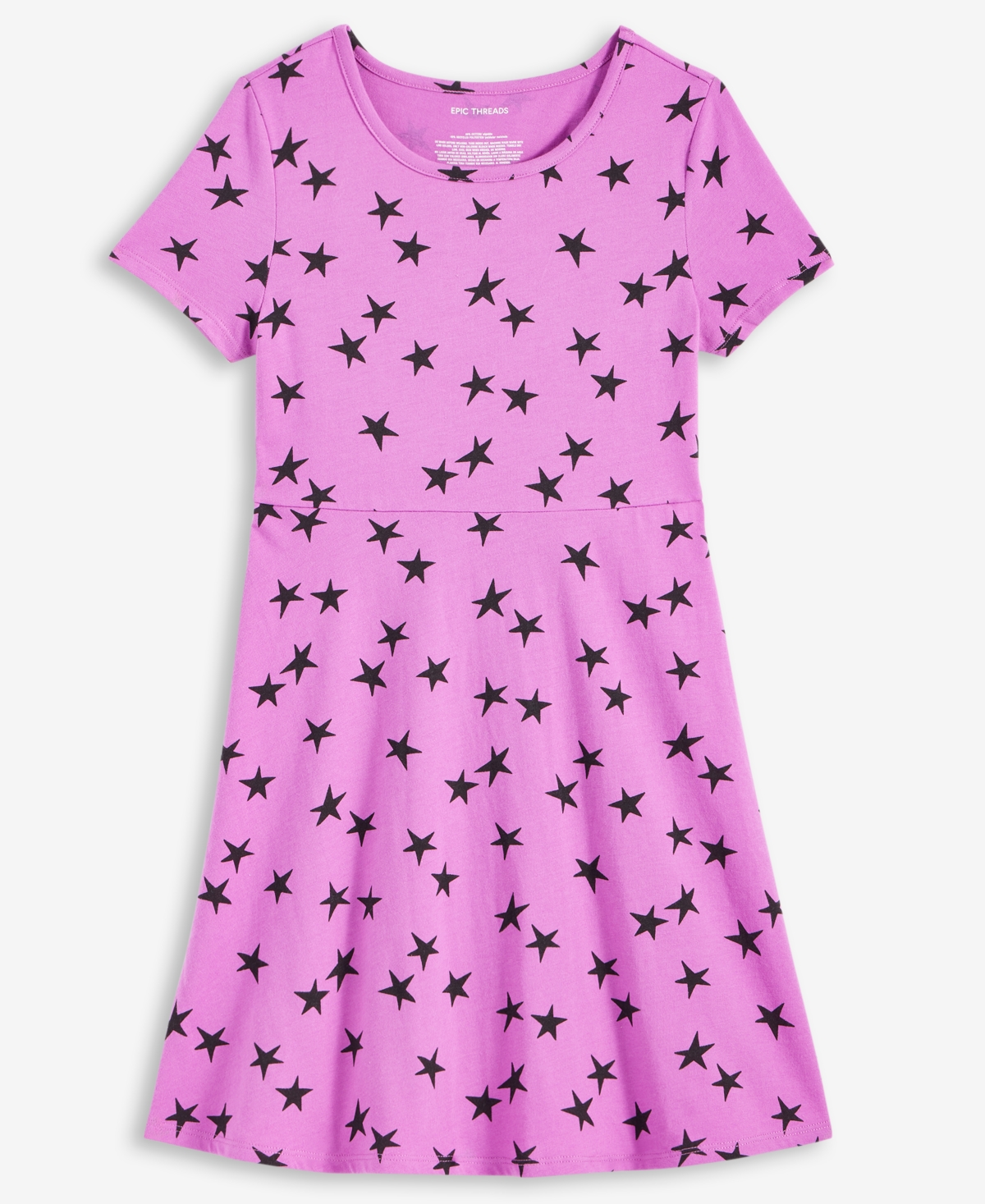 Click here for Epic Threads Little & Big Girls Star-Print Skater... prices