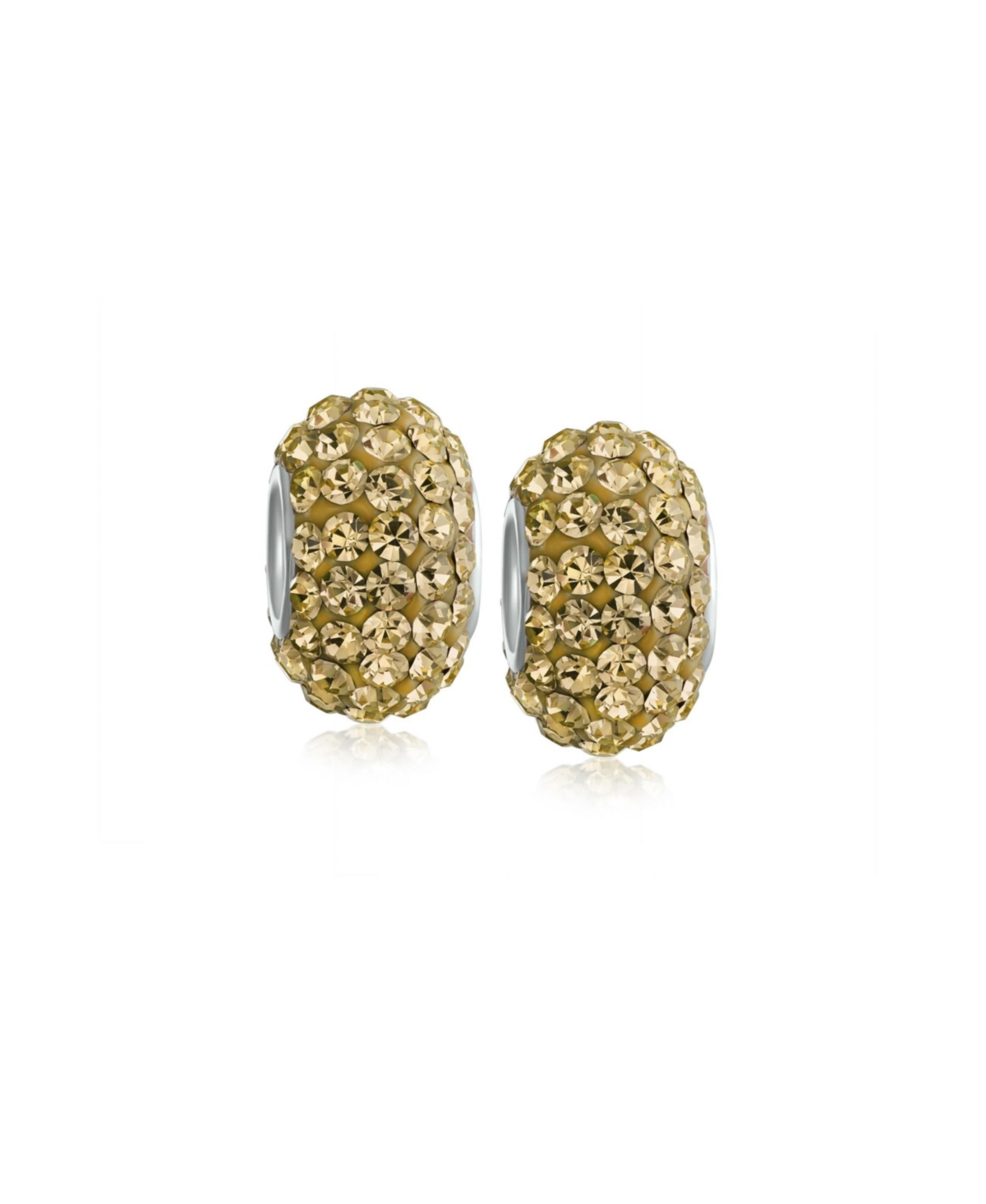 Click here for Bling Jewelry Crystal Spacer Charm Bead Set with S... prices