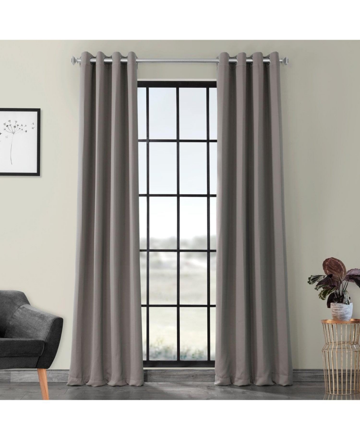 Click here for Half Price Drapes Grommet Room Darkening Curtain -... prices