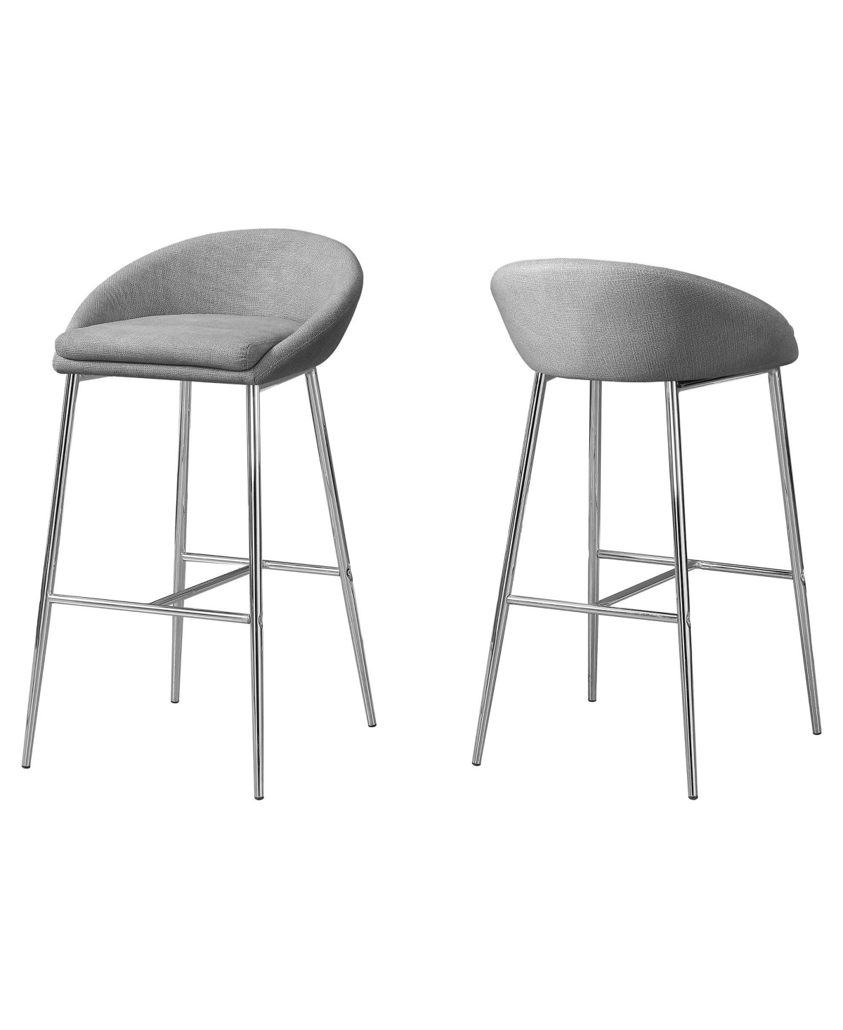 Click here for Modern Set of Two Metal Low Back Bar Chairs for Ki... prices
