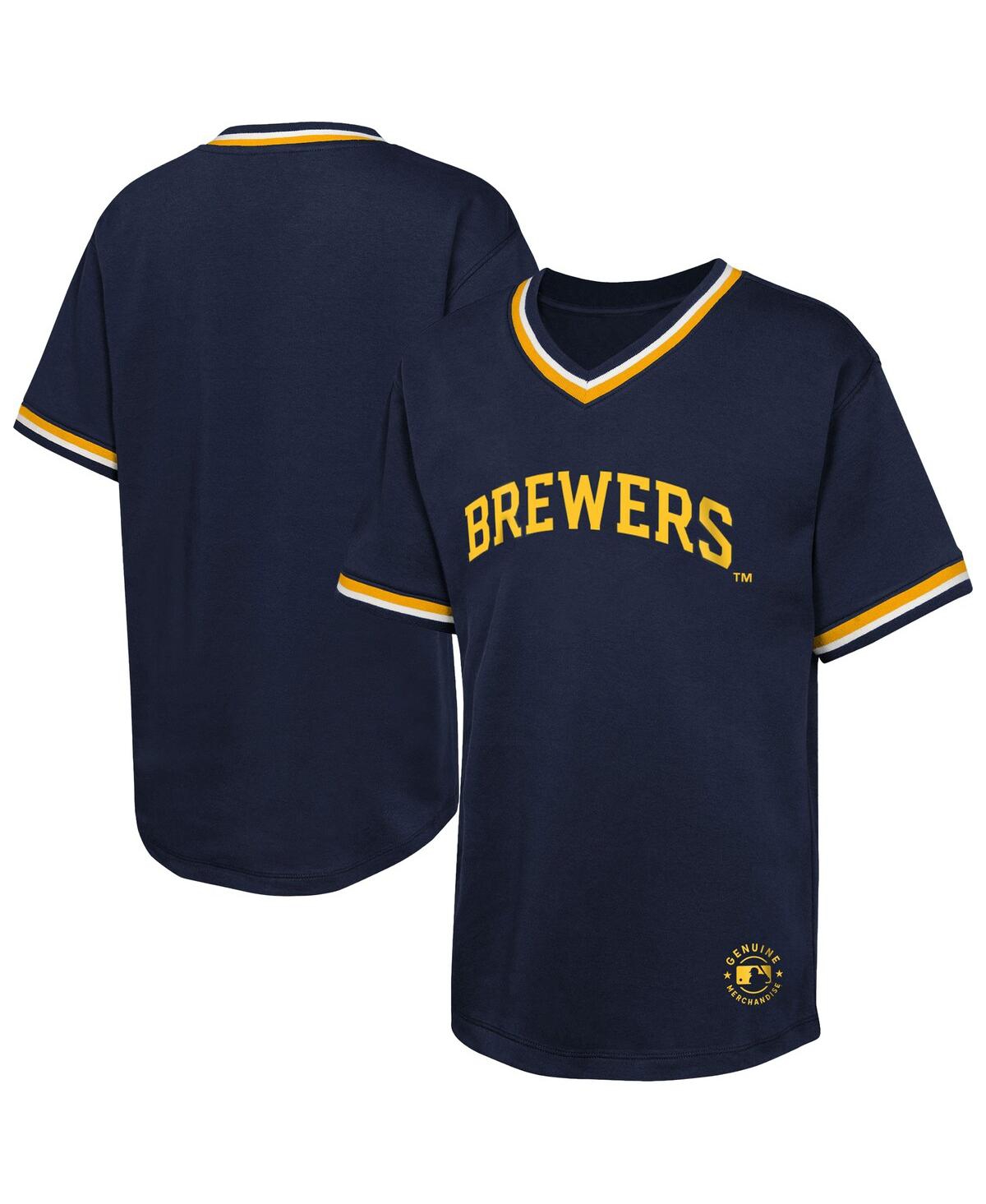 Click here for Outerstuff Big Boys and Girls Navy Milwaukee Brewe... prices