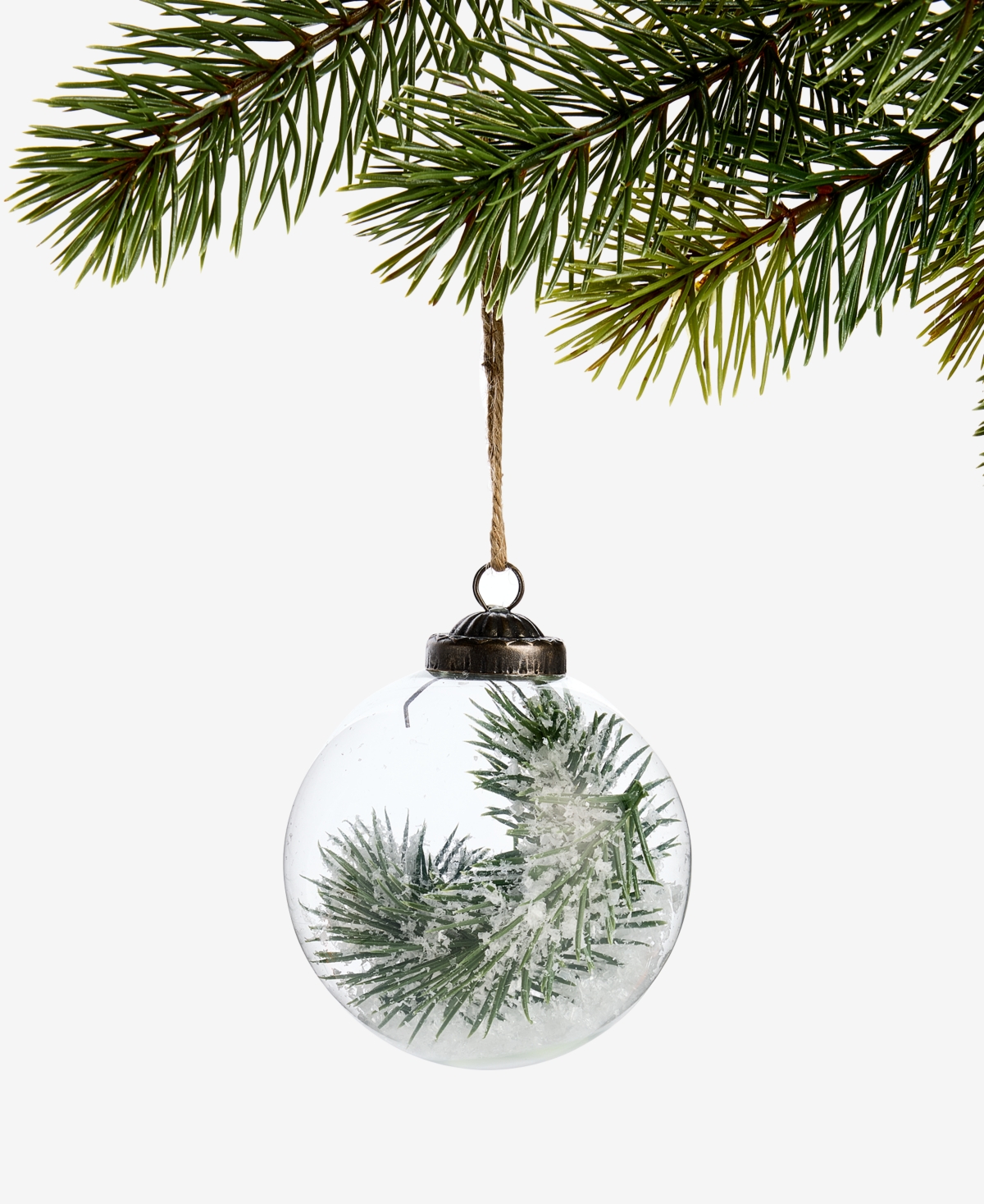 Click here for Holiday Lane Nordic Wonderland Glass Ball with Pin... prices