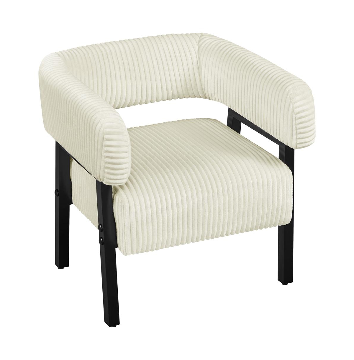 Click here for Yaheetech Contemporary Upholstered Corduroy Barrel... prices